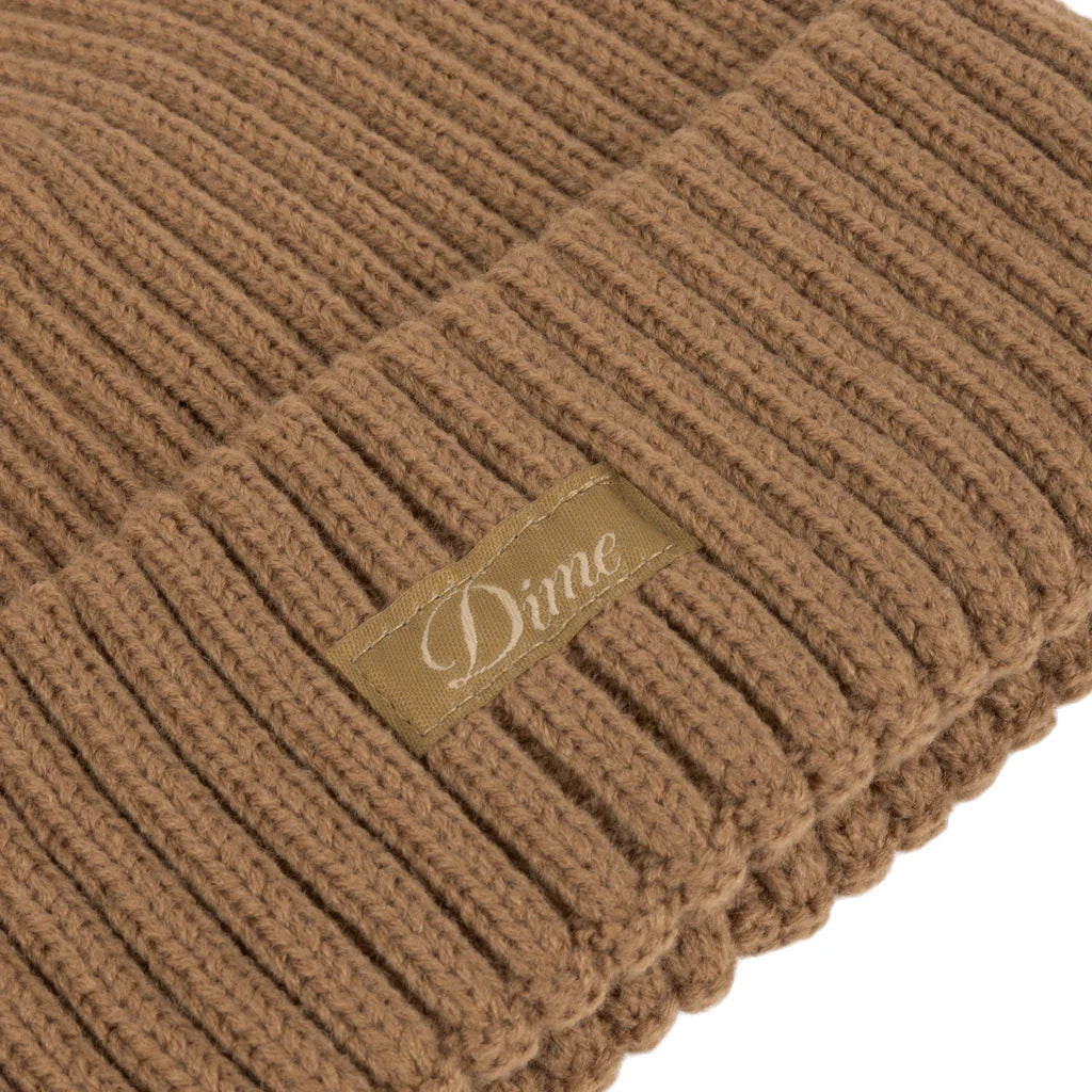 Dime - Cursive Rib Beanie | Coffee – Plusskateshop.com