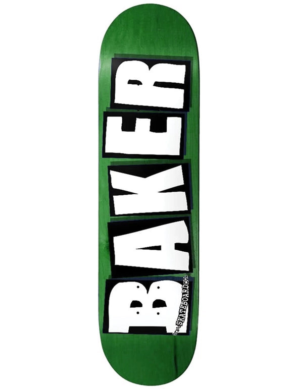 Baker - Brand Logo 8.25" Deck | Green Veneer (B2 Shape) – Plusskateshop.com