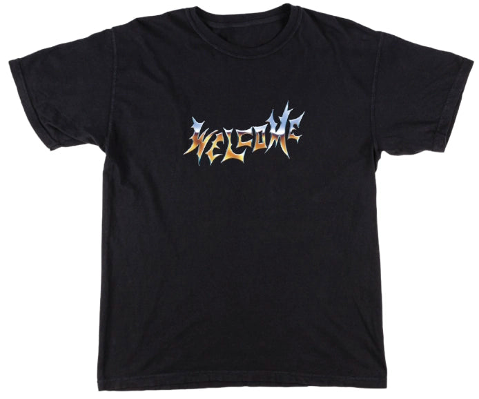 Welcome - Chrome Vamp Tee | Black – Plusskateshop.com