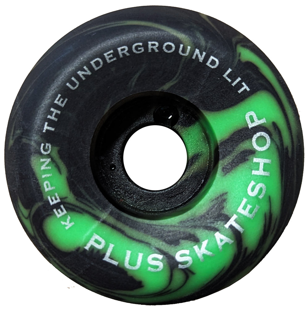 Spitfire - Plus F4 Conical Full 54mm 99d Wheels | Black Green Swirl ...