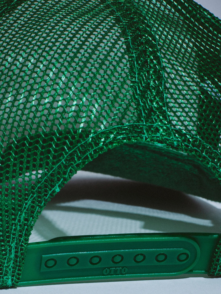 FA - Scanner Warp Stamp Trucker Hat | Green – Plusskateshop.com