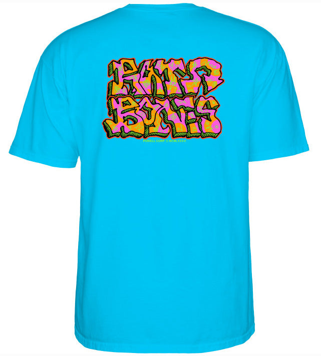Powell Peralta - Rat Bones Graffiti Tee | Caribbean Blue ...