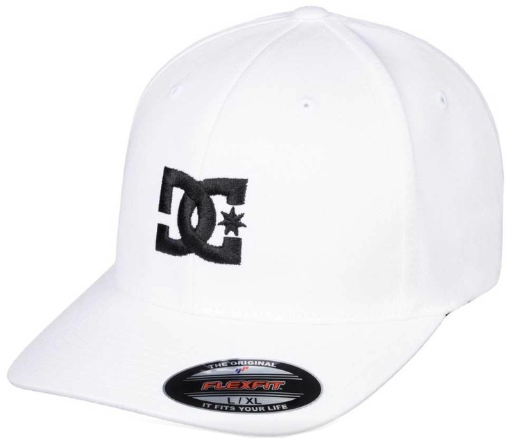 DC - Cap Star Fitted Hat | White – Plusskateshop.com