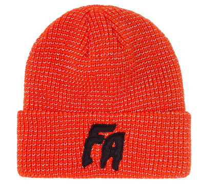 FA - Reflective Waffle Cuff Beanie | Orange – Plusskateshop.com